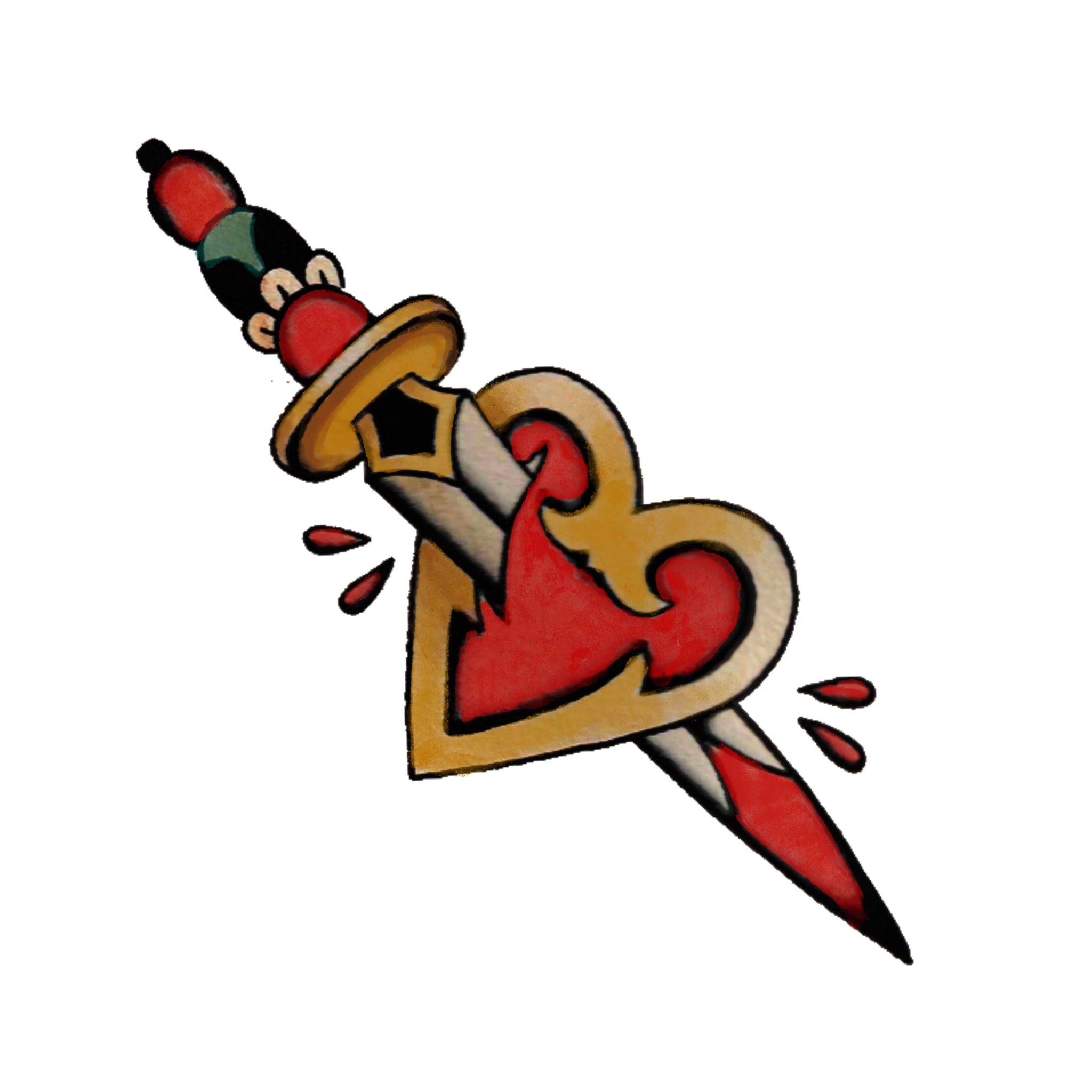 traditional flash dagger